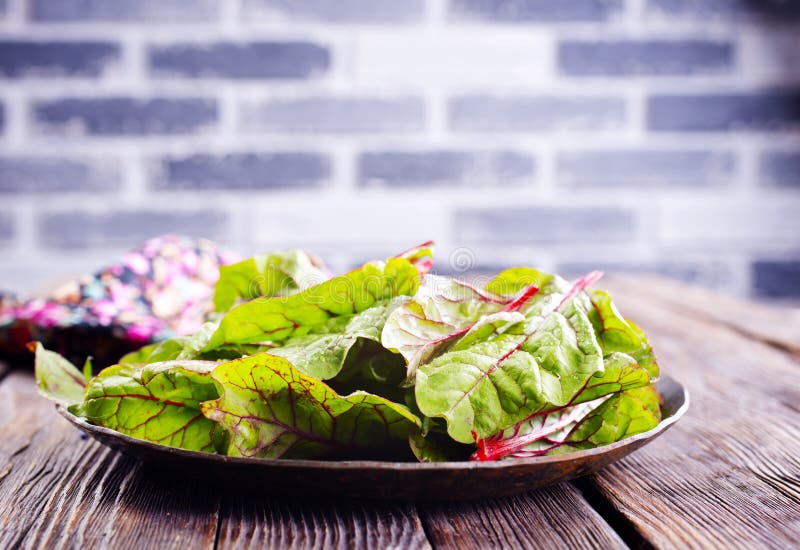 Salad Leaves. Raw Green Leaf Vegetables Stock Photo - Image of assorted ...