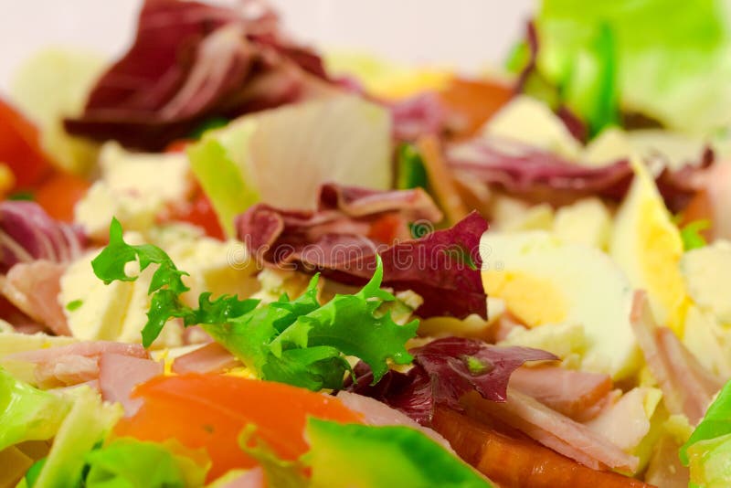 Salad Macro stock image. Image of lettuce, salad, cheese - 4197811