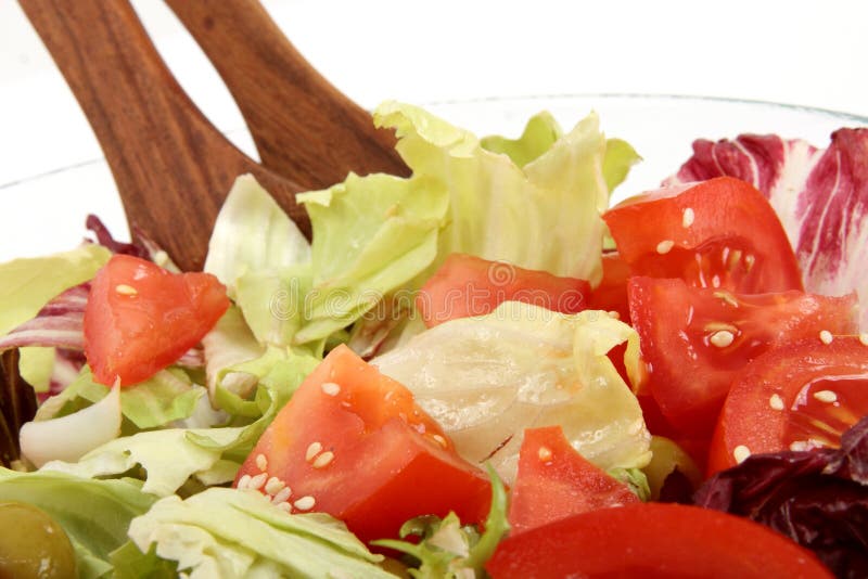 Salad mix stock photo. Image of organic, leaf, outside - 9282880