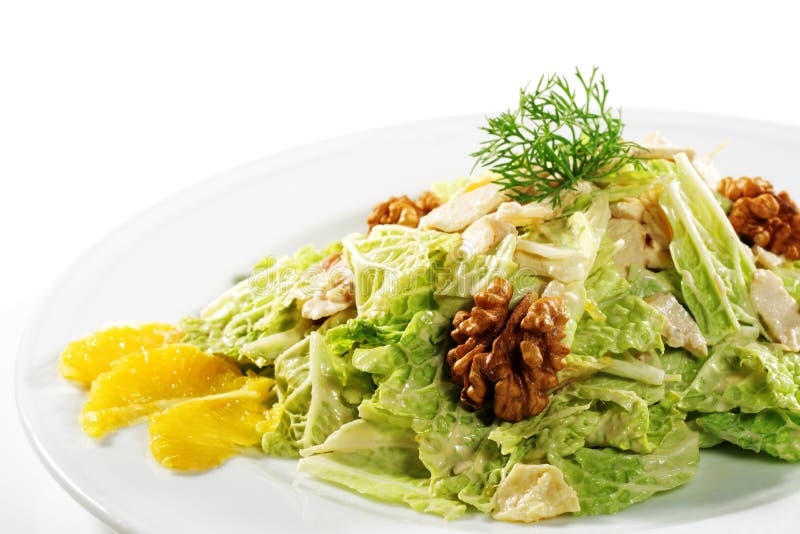 Salad Plate stock photo. Image of decoration, natural - 6939086