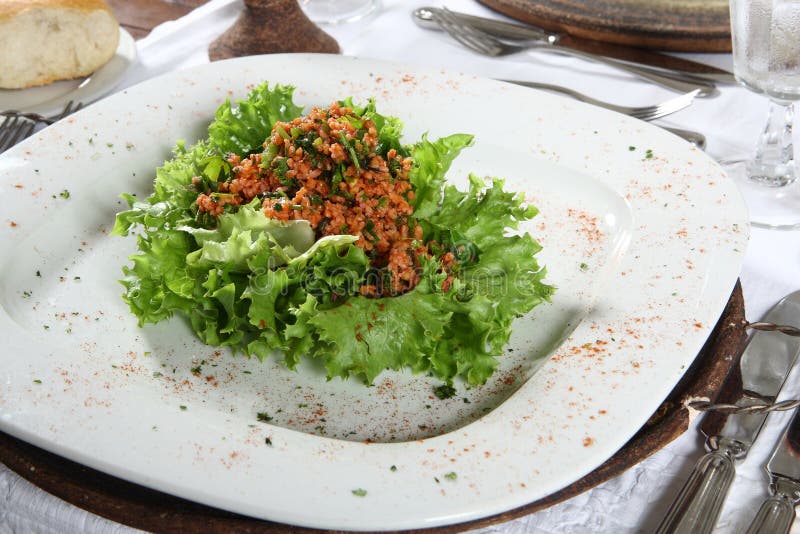 Salad plate stock image. Image of salad, serving, tabletop - 9532611