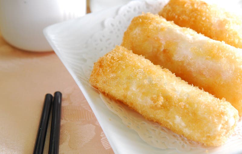 Salad Roll stock image. Image of sauce, chinese, food - 19287457