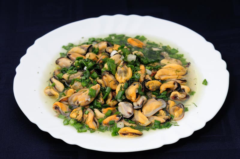 Salad shellfish delicacy stock photo. Image of ingredient - 25379242