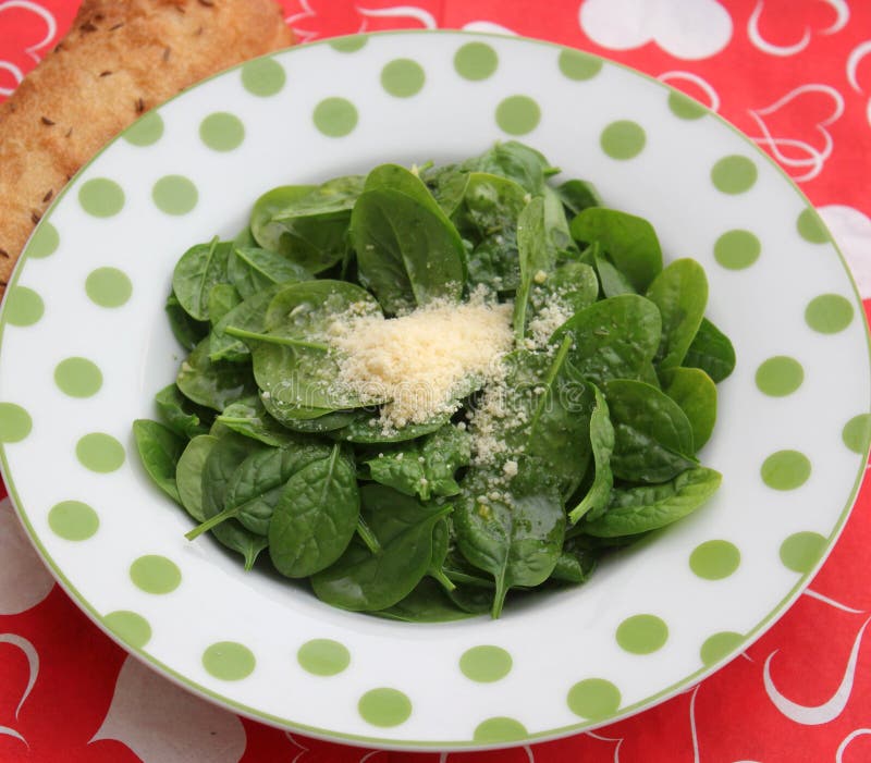 Salad of spinach stock photo. Image of vegan, ingredient - 93543548