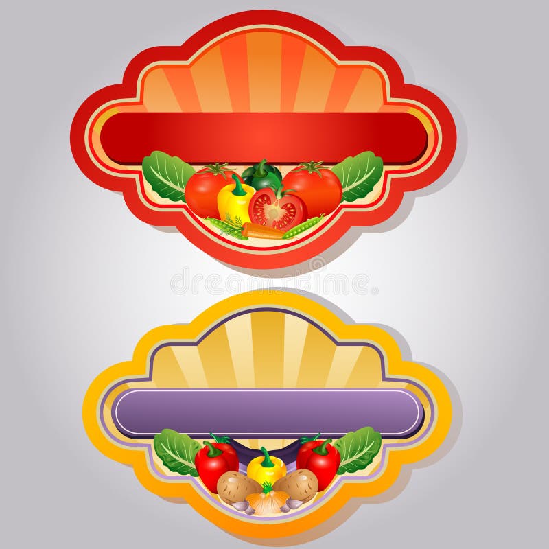 Salad Sticker stock vector. Illustration of farm, badge - 64337456