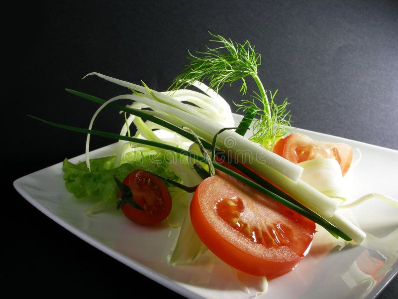 Salad of vegetables 3 stock image. Image of appetizers - 2496809