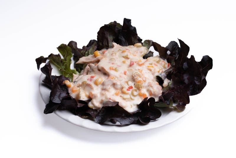 Salada de atum e milho foto de stock. Imagem de aperitivo - 238214910