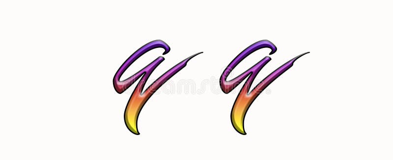 Salamat Font Fonts Gradient Sans Serif Alphabet Letters Calligraphy ...