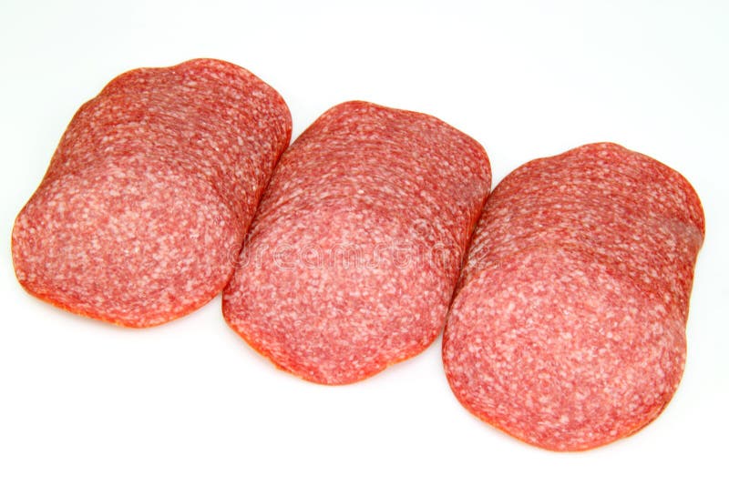 Salami photo stock. Image of fond, repas, savoureux, salami - 11741126