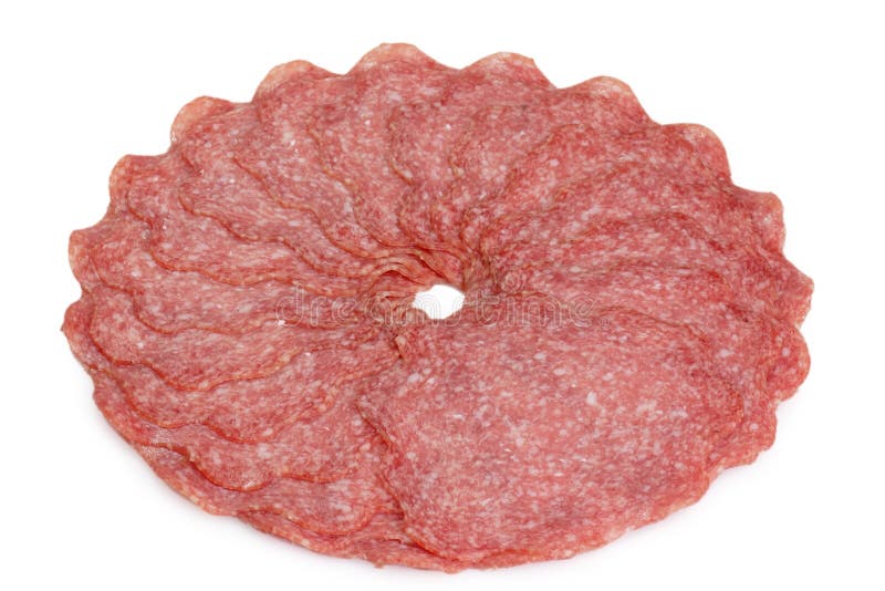 Salami stock photo. Image of appetizer, healthy, sausage - 7407816
