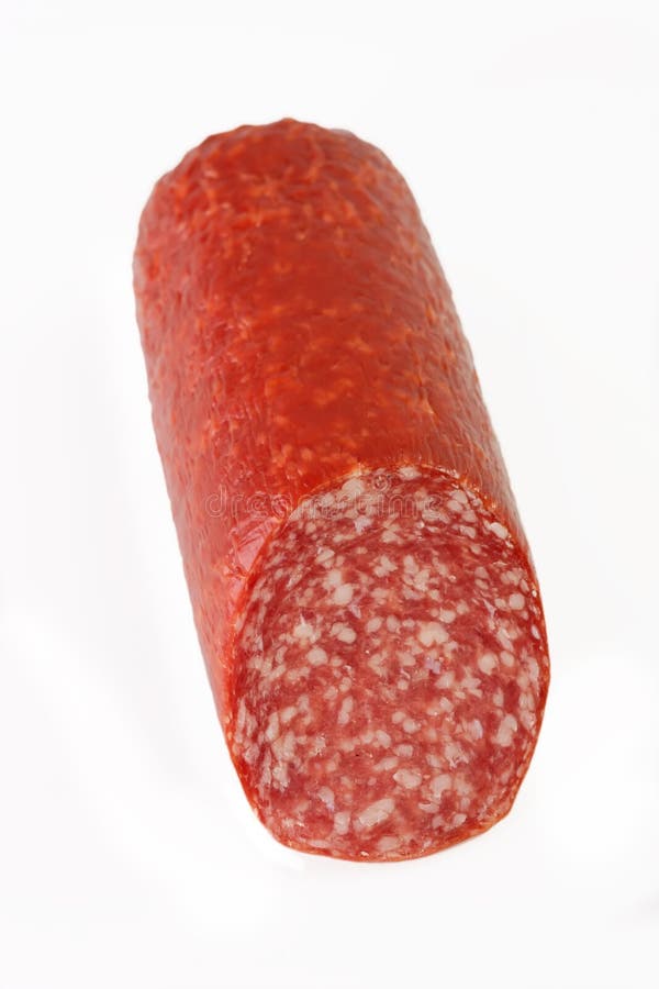 Salami picante imagen de archivo. Imagen de seco, ahumado - 7958529