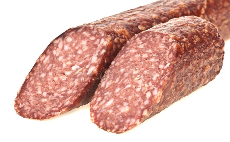 Salami stock photo. Image of isolated, fresh, feast, healthy - 30791558