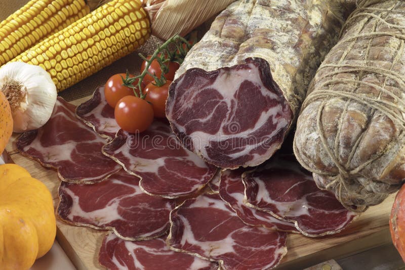 Salami Italien De Parme De Di De Coppa Image stock - Image du ...