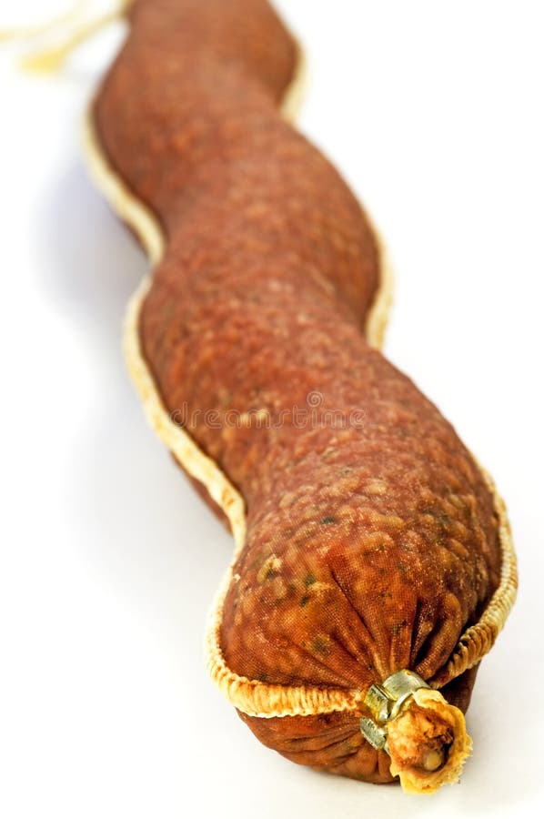 Salami of Italy stock photo. Image of delicious, rustic - 30237488