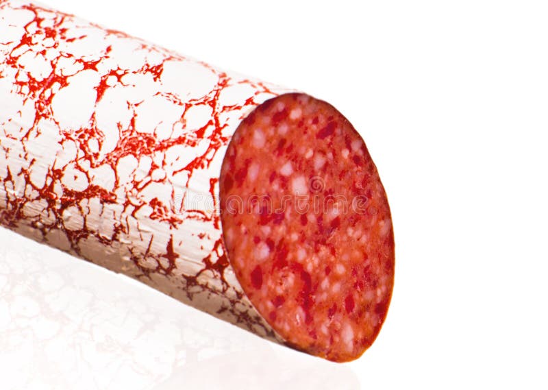 Salami stock photo. Image of salami, foodstuffs, sausage - 5017536