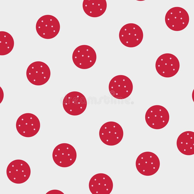 Salami slices pattern stock vector. Illustration of pattern - 103929619