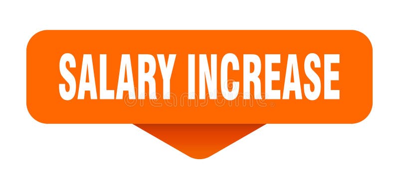 Salary Increase Icon Logo with Shadow Stock Vector - Illustration of ...