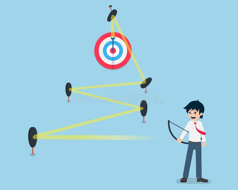 Difficult target stock illustration. Illustration of protected - 29671682