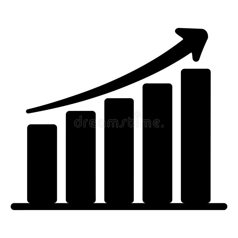 Salary Transparency Graph Silhouette Stock Vector - Illustration of ...