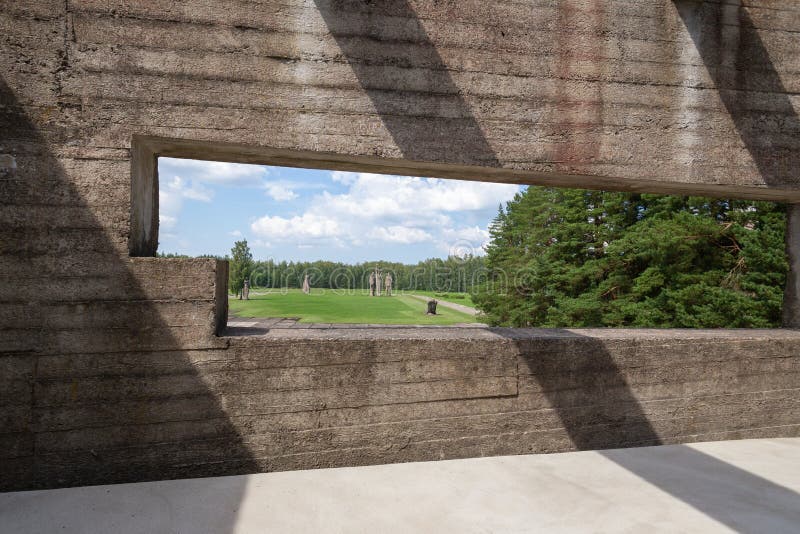 Salaspils Memorial Ensemble Editorial Photography - Image of memory ...