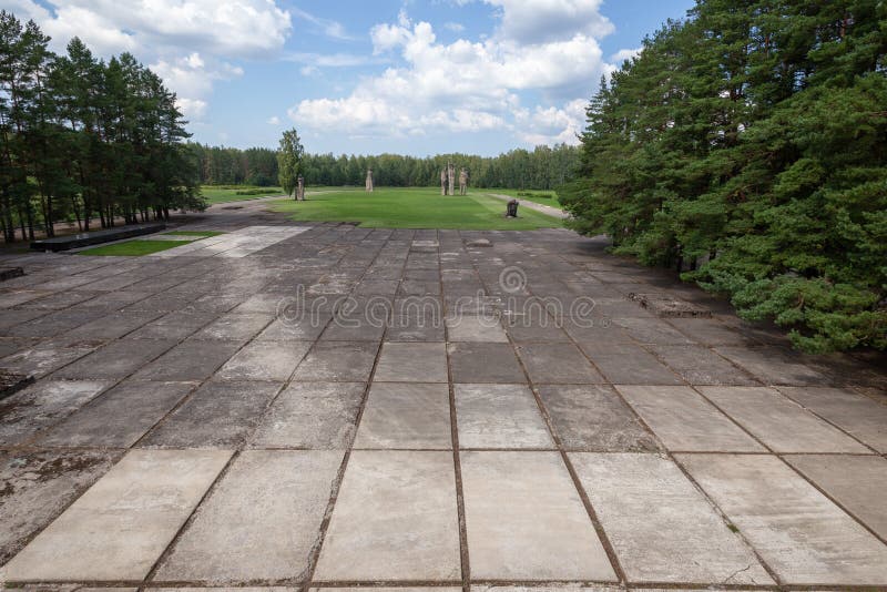 Salaspils Memorial Ensemble Editorial Stock Photo - Image of holocaust ...