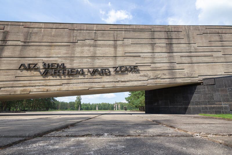 Salaspils Memorial Ensemble Editorial Photography - Image of riga ...