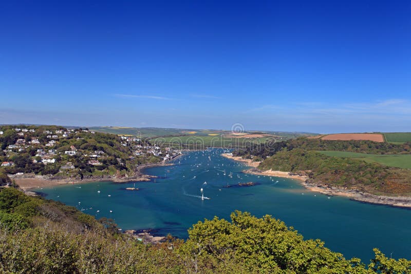 Salcombe Beach Devon England Stock Image - Image of beautiful, sailing ...