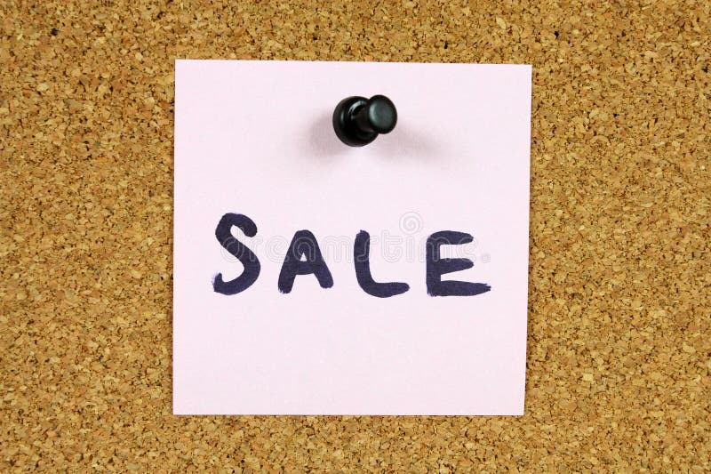 Sale stock photo. Image of paper, post, retail, remind - 13855108