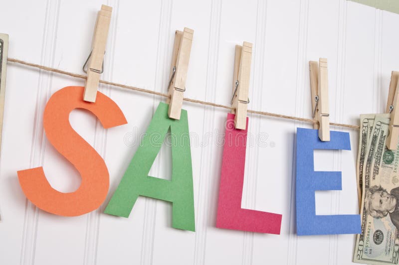 Sale Fun! stock photo. Image of commerce, cardboard, offer - 19158132