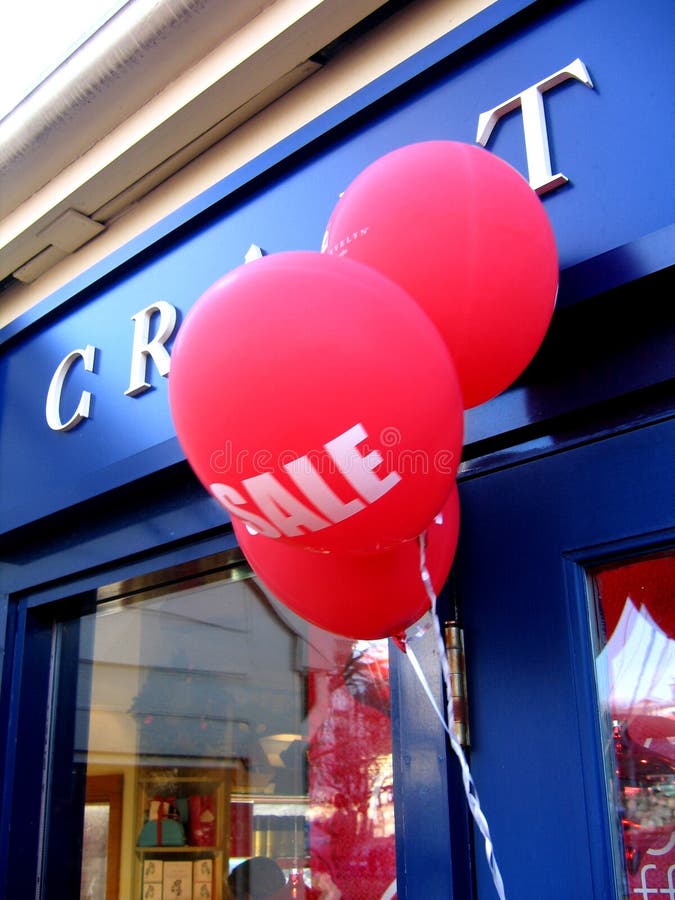 Sale stock photo. Image of time, shopping, seasonal, balloons - 1572322