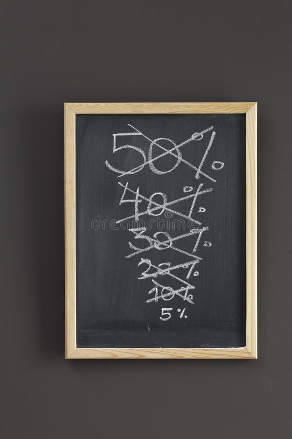 Sale stock image. Image of chalk, sign, cent, percentage - 22632369