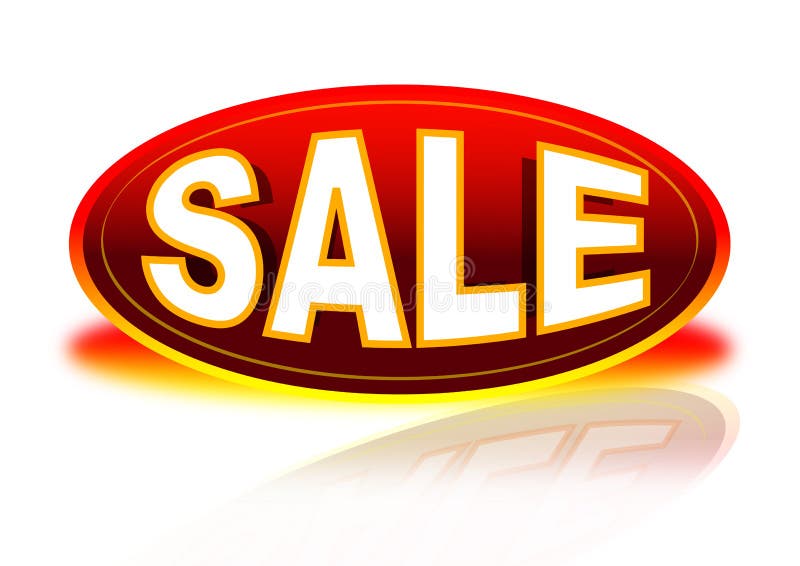 Sale Logo with People Celebrating Stock Vector - Illustration of drawn ...