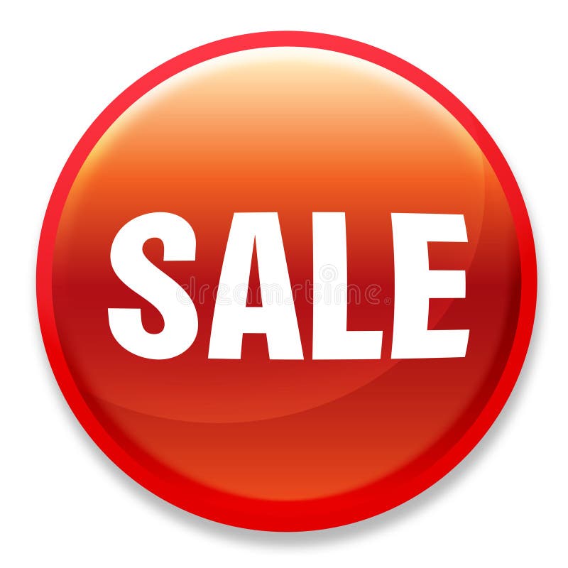 Sale badge stock illustration. Illustration of button - 10699774