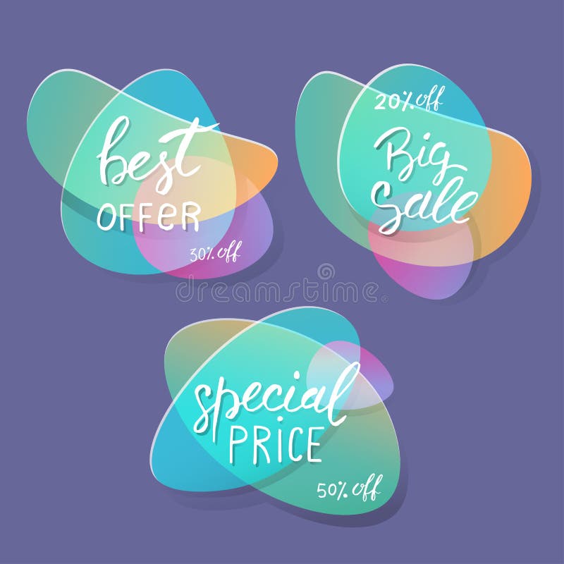 Sale Badges and Special Offer Tags. Creative Banners for Web and Print ...