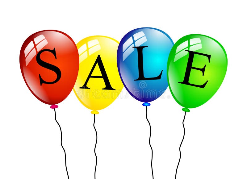 Sale Balloons/eps stock vector. Illustration of celebrations - 2272785