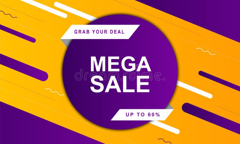 Sale banner background stock vector. Illustration of voucher - 272869853