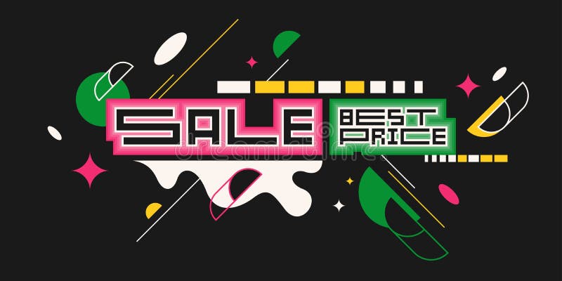 Sale Banner. Modern Backgrounds with Abstract Elements and Dynamic ...