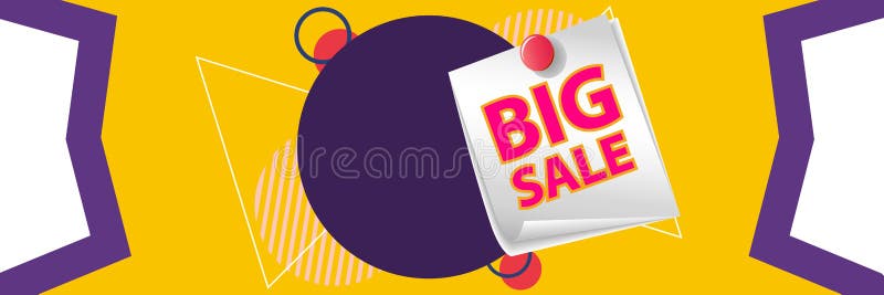 Sale Banner Modern Design Colorful Dor Modern Design Stock Vector ...