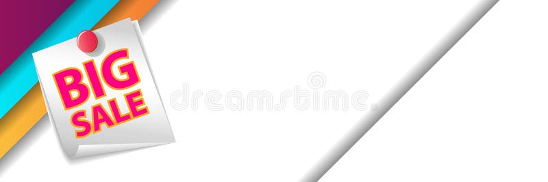 Sale Banner Modern Design Colorful Dor Modern Design Stock Vector ...