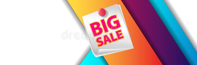 Sale Banner Modern Design Colorful Dor Modern Design Stock Vector ...