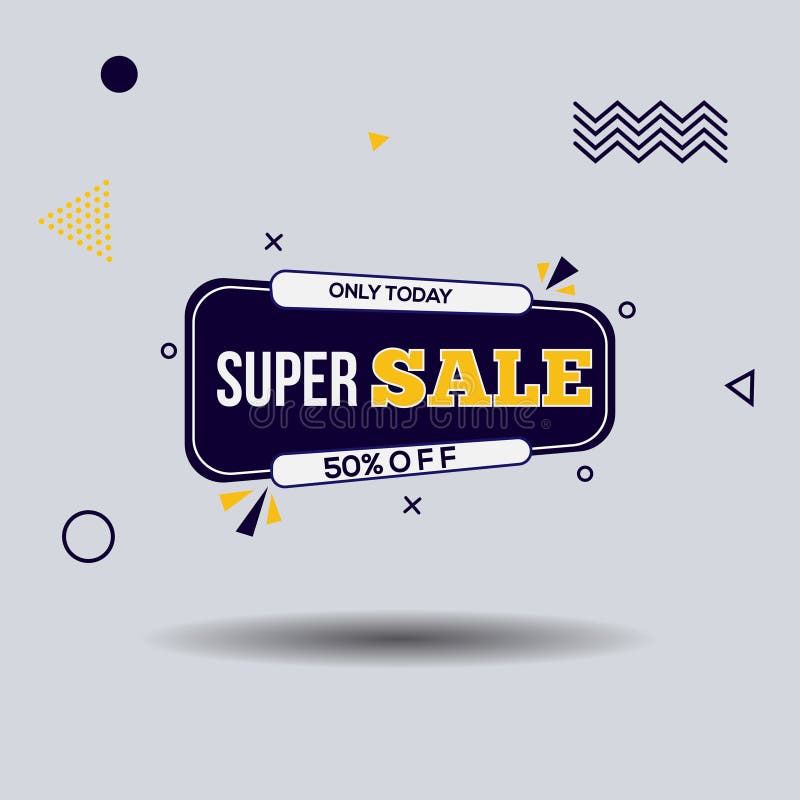 Sale Banner Modern Design Colorful Dor Modern Design Stock Illustration ...