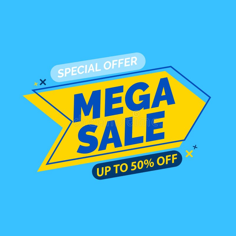 Sale Banner Template Design, Big Sale Special Offer. Vector ...