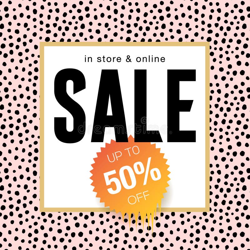 Sale Banner Template Design, Online Shopping, Vector Illustration ...
