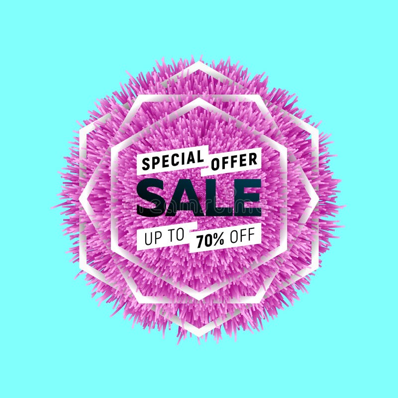 Sale bright banner stock vector. Illustration of mega - 102098728