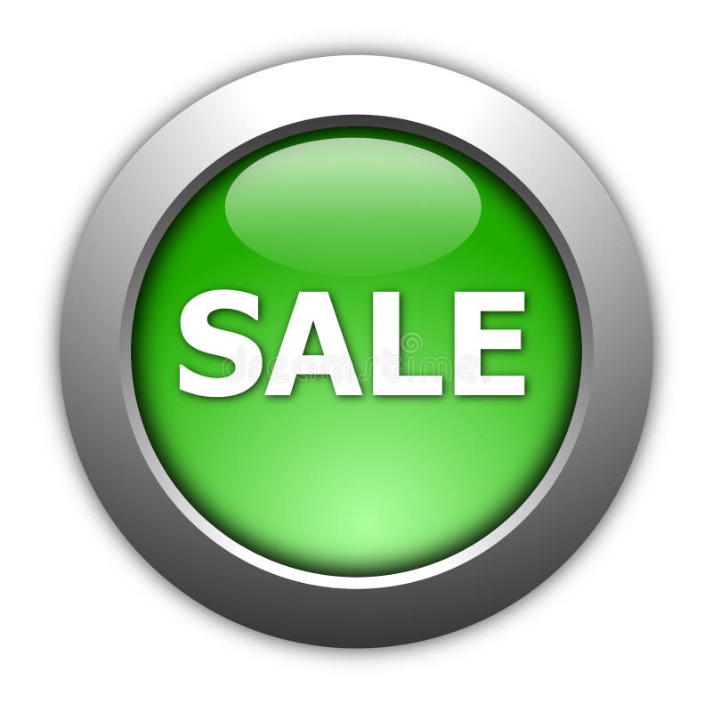 Sale button stock illustration. Illustration of glossy - 11020661