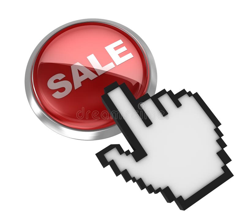 Sale button stock illustration. Illustration of purchase - 56085446