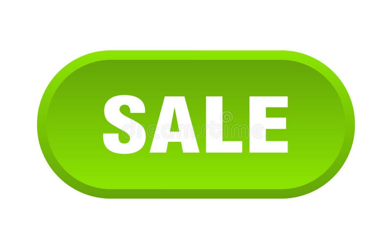 Sale button stock vector. Illustration of isolated, notice - 158485957