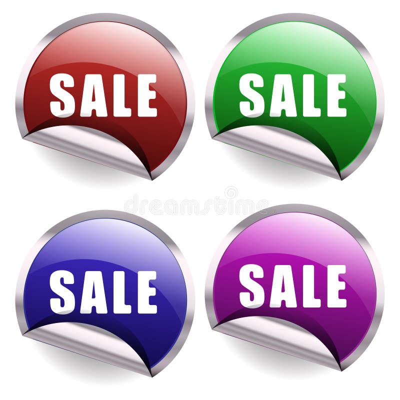 Set of Sale Buttons and Badges. Product Promotions. Big Sale, Sp Stock ...