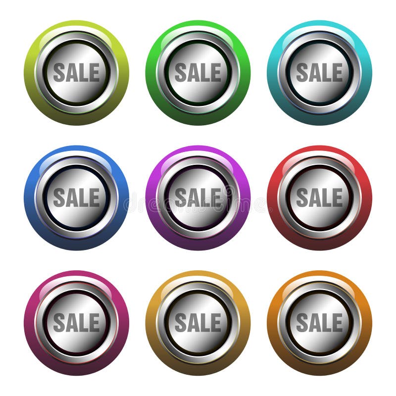 Set of Sale Buttons and Badges. Product Promotions. Big Sale, Sp Stock ...