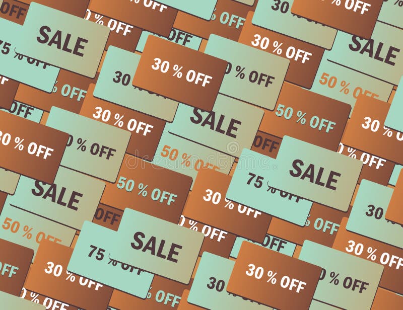 Sale cards stock vector. Illustration of wallpaper, blank - 11401126